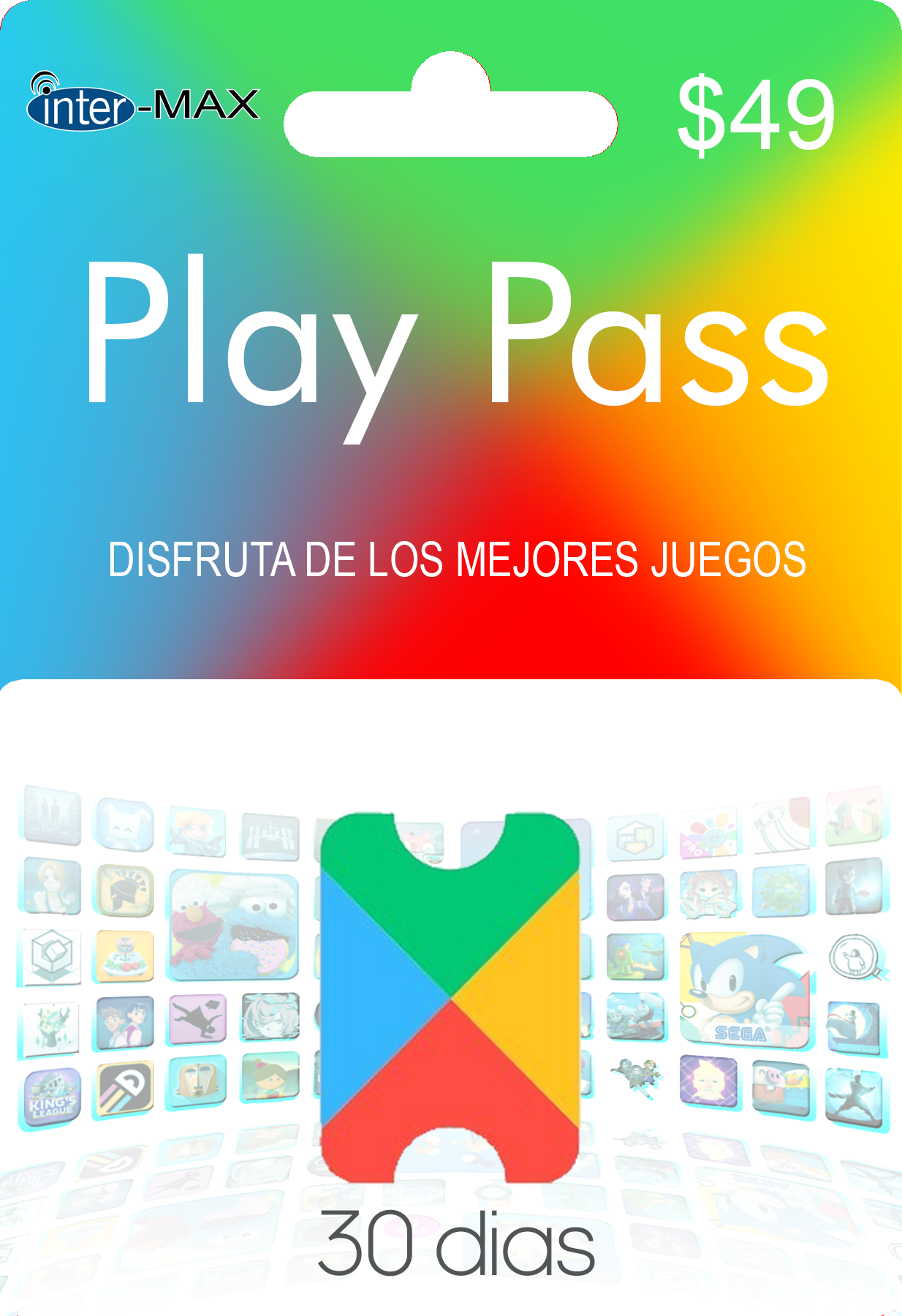 Ficha de 30 dias Play Pass